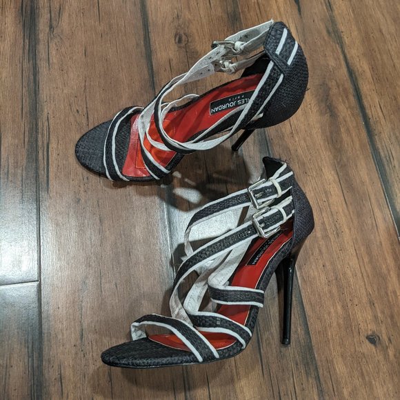 Charles Jourdan | Shoes | Charles Jourdan Paris High Heels Black White ...